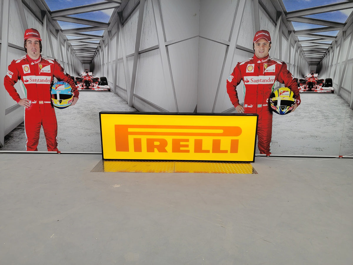 1990s Pirelli official dealer vintage illuminated neon sign – The Sign ...