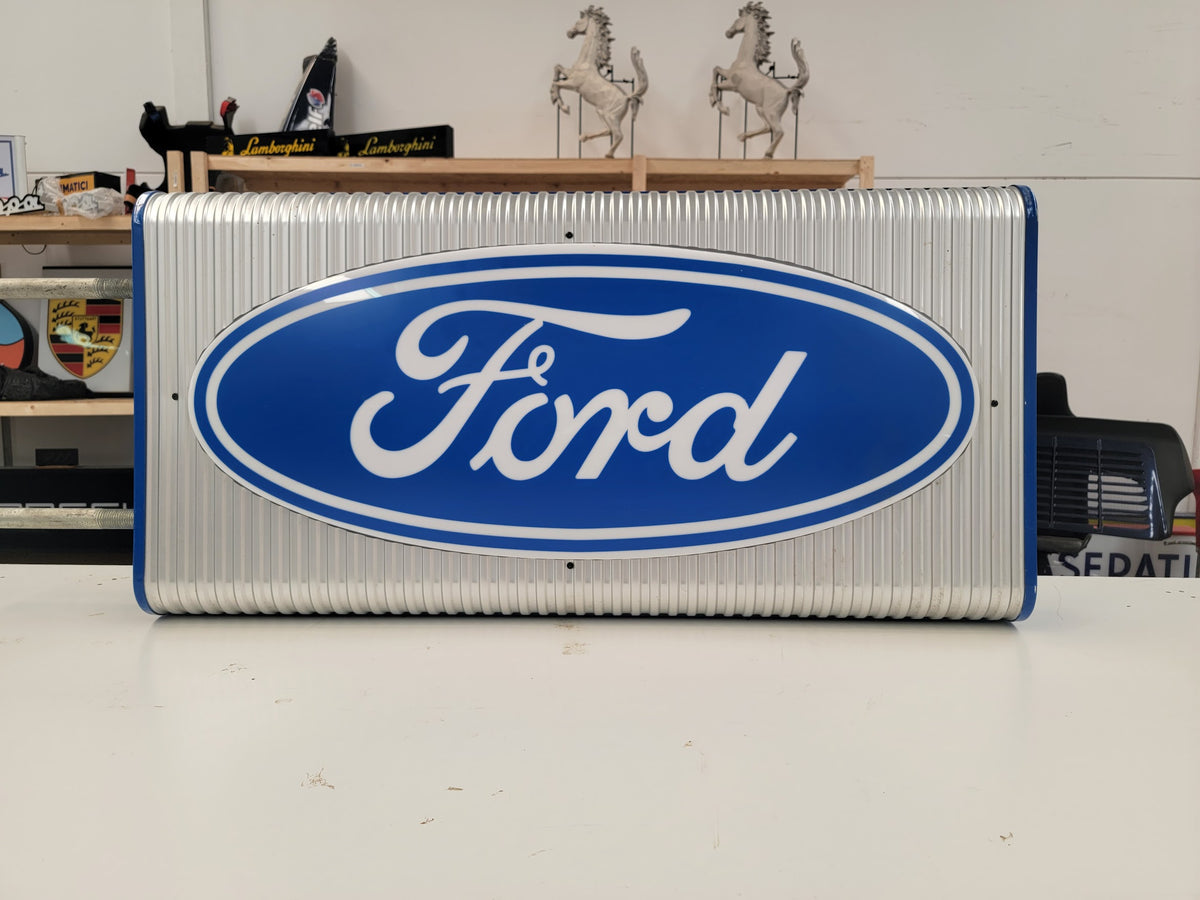 1985 Ford official dealership illuminated Large sign – The Sign Experience