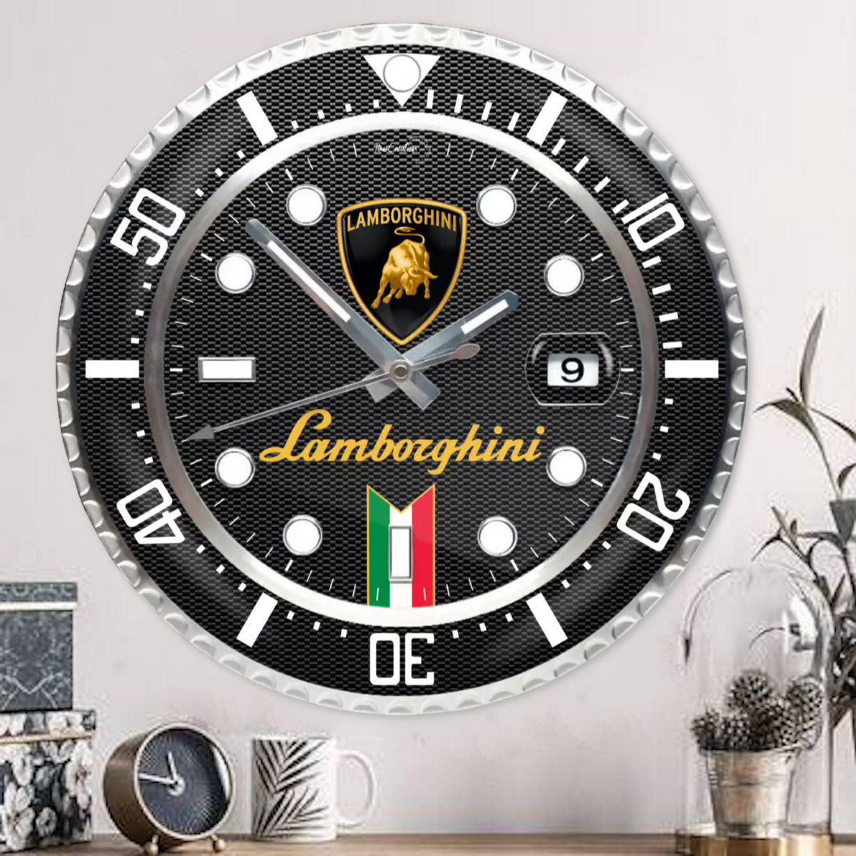 Lamborghini wall clock Edition – The Sign Experience