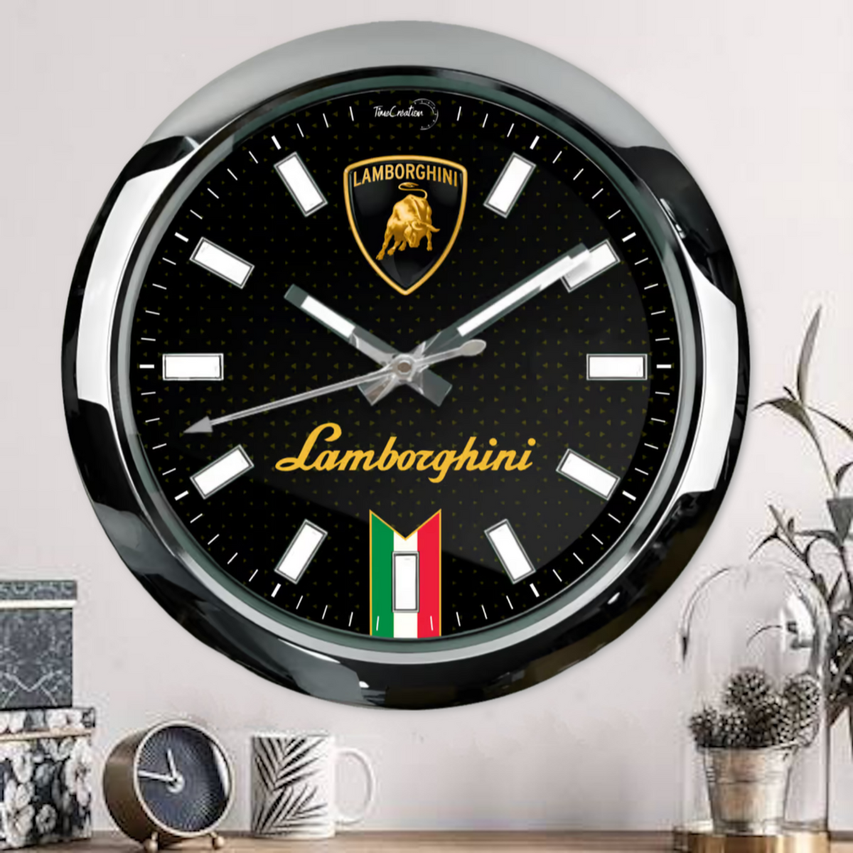Lamborghini wall clock Classic Edition – The Sign Experience