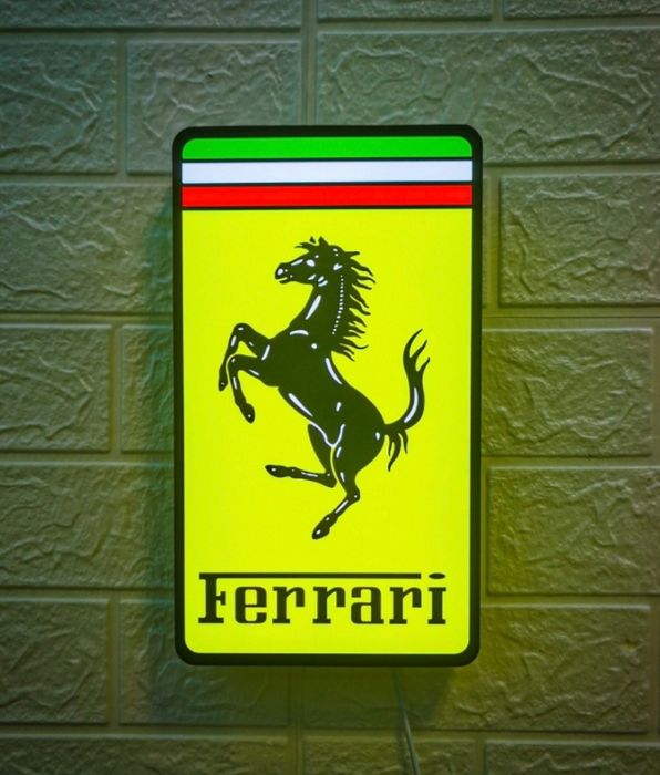 2020 Ferrari illuminated sign – The Sign Experience