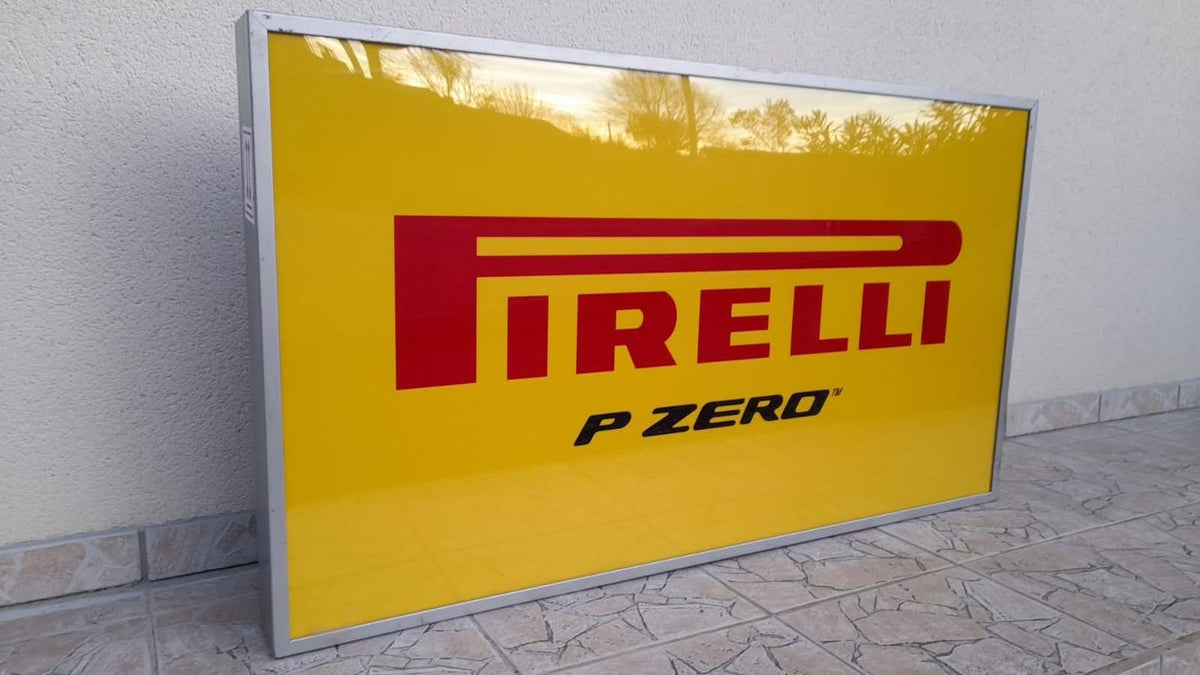 1990s Pirelli official illuminated sign – The Sign Experience