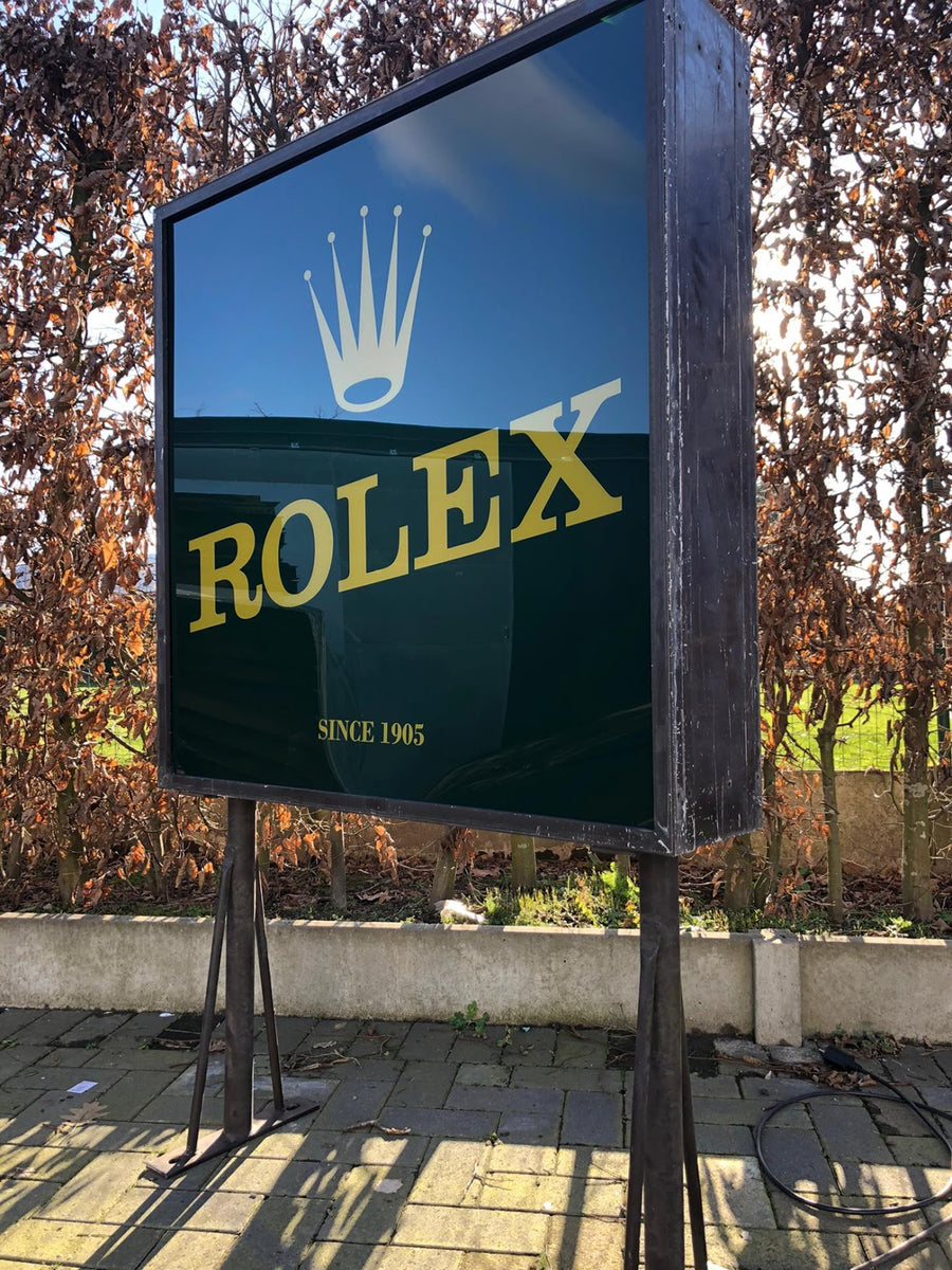 1960s Rolex London official dealer illuminated sign – The Sign Experience