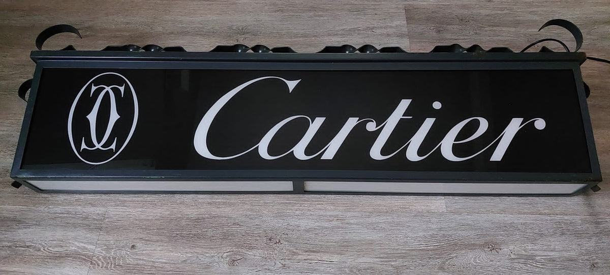 1970s CARTIER vintage illuminated official dealer sign – The Sign ...