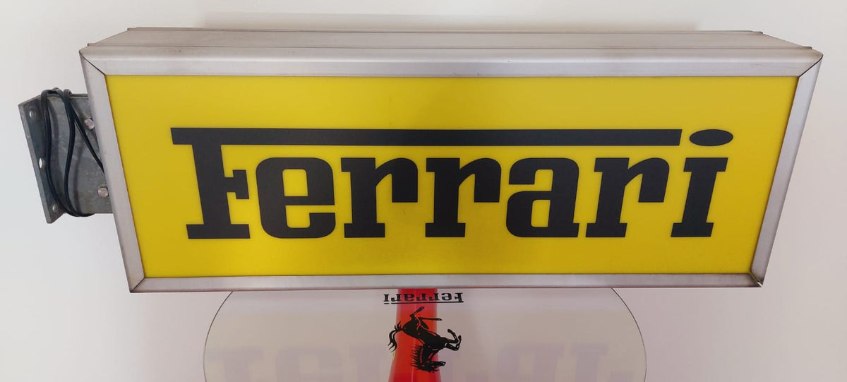 1980s Ferrari official dealer illuminated double side neon sign – The ...