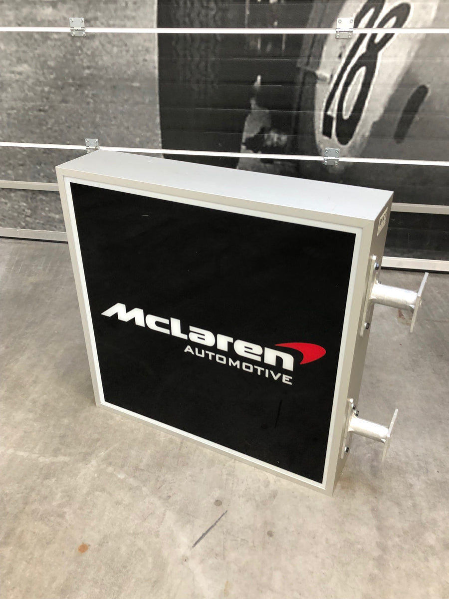 2011 McLaren official dealer double side sign – The Sign Experience