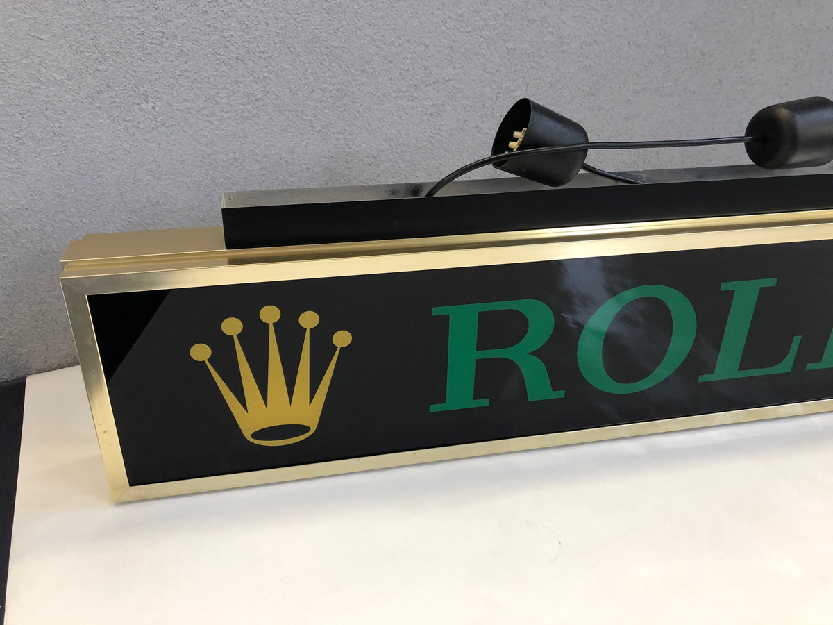 Rolex official dealer illuminated sign – The Sign Experience