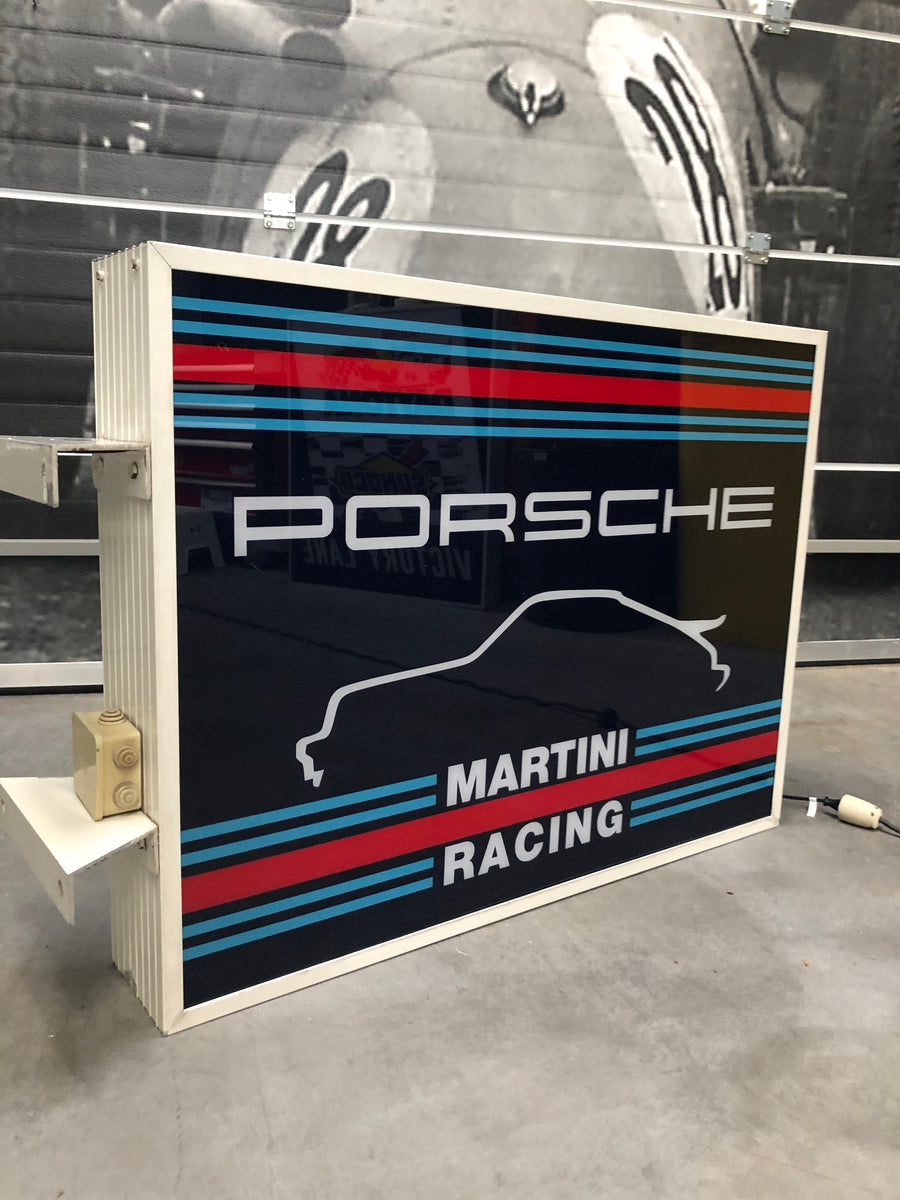 1984 Porsche Martini Racing official dealership illuminated sign – The ...