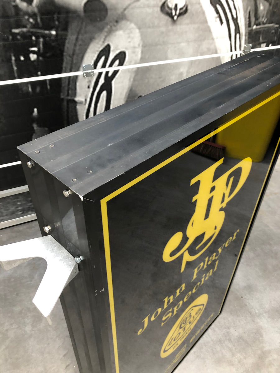 1993 original JPS Lotus vintage dual side sign – The Sign Experience