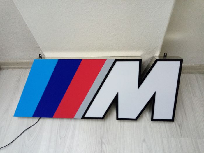 2000s BMW M Power official illuminated sign – The Sign Experience