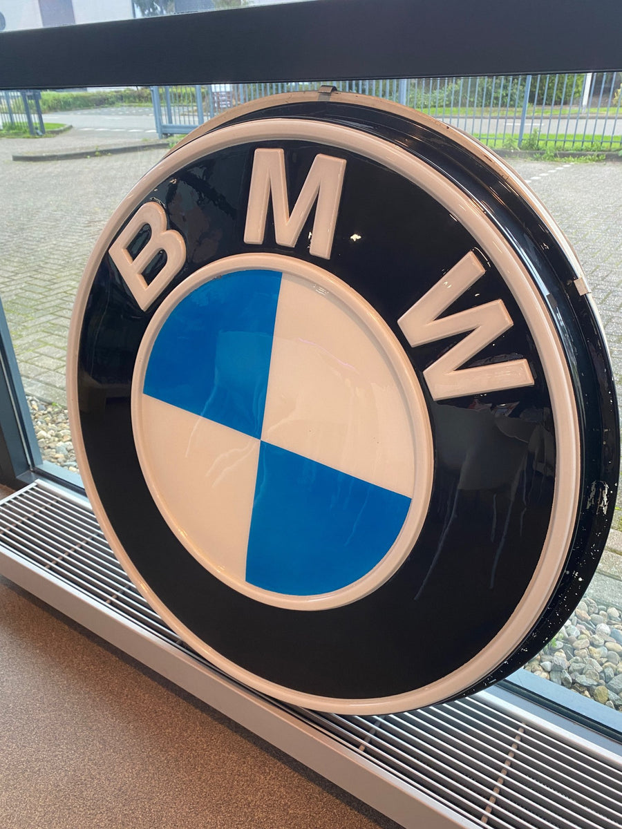 1973 BMW official dealership illuminated sign – The Sign Experience
