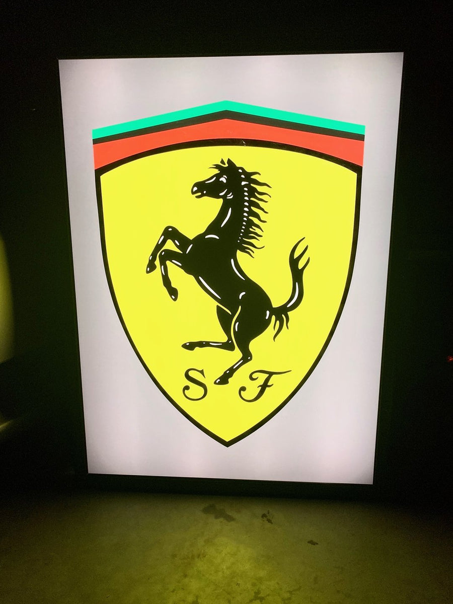 1990's Ferrari official dealer sign – The Sign Experience